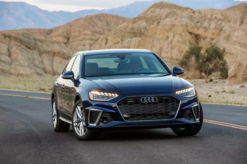 2020-2022 Audi A4 Sedan Front Angle View