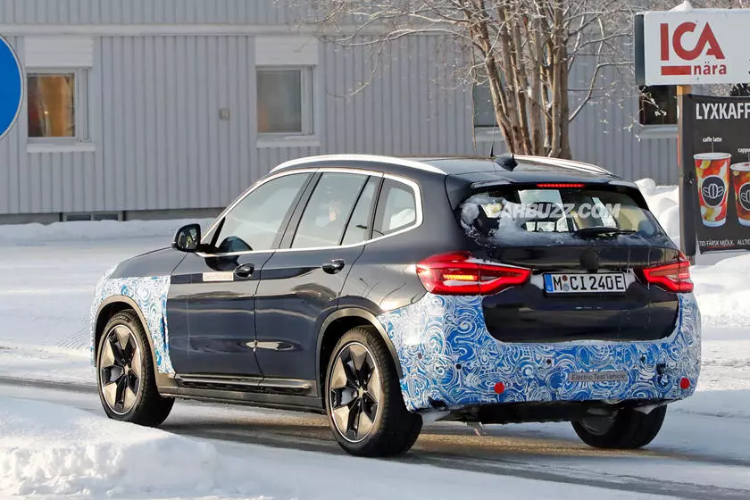 BMW iX3 gespot met funky nieuwe wielen 9200_4