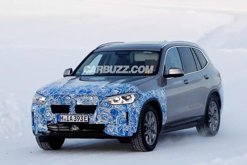 BMW iX3 gespot met funky nieuwe wielen 9200_5