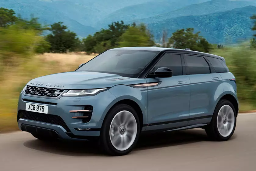 2020 Land Rover Range Rover Evoque Возење со преден поглед