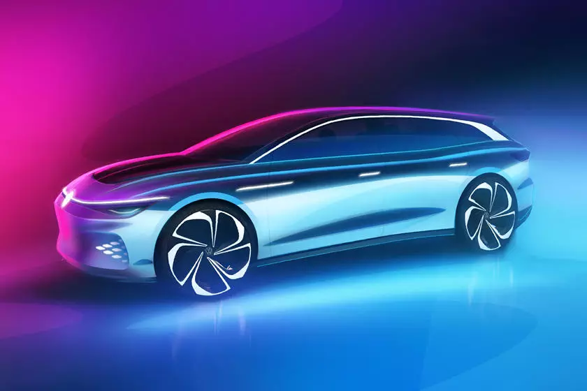 Volkswagen ID. Space Vizzion Futuristic Electric Wagon පෙරදසුන් කරයි 92749_3