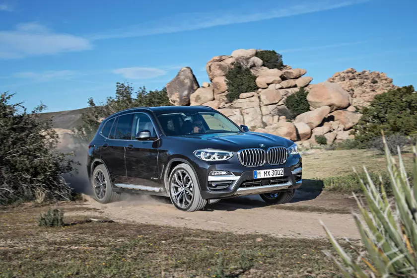 2018-2021 BMW X3 มุมมองด้านหน้า