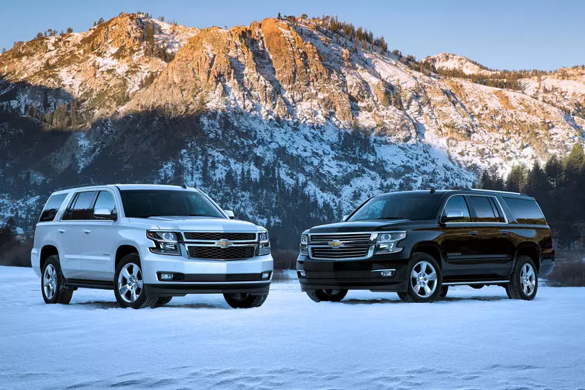 Chevrolet Tahoe 2015-2020 років під кутом огляду