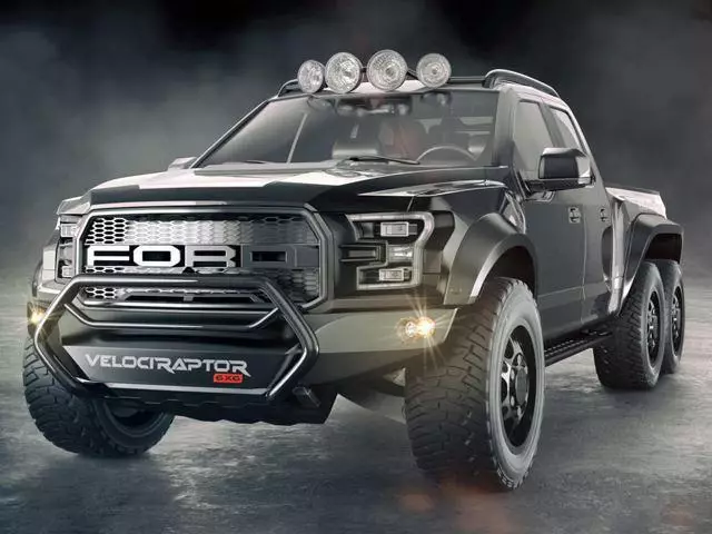 Hennessey VelociRaptor 6x6 SEMA मा आउँदैछ AMG 6x6 लाई क्रश गर्न 9473_1