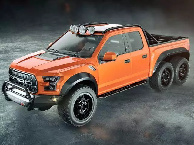 Hennessey VelociRaptor 6x6 Kuuya kuSEMA Kupwanya Iyo AMG 6x6 9473_2