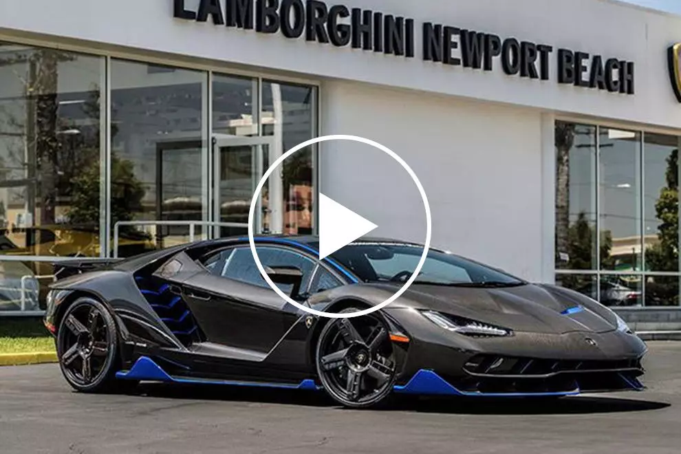 Lamborghini ប្រគល់រថយន្ត Centenario ដំបូងដល់សហរដ្ឋអាមេរិកក្នុងលក្ខណៈពិសេស Blue Nethuns ដ៏ស្រស់ស្អាត