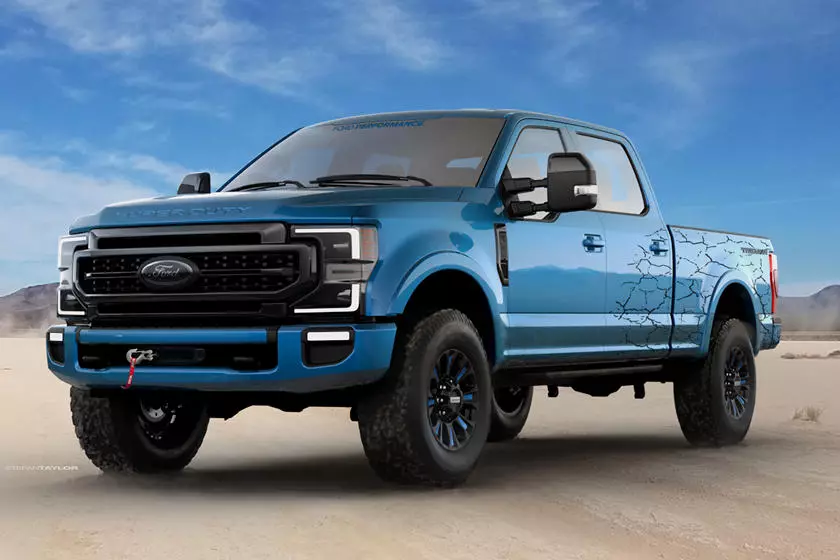 5 індывідуальных грузавікоў Ford Super Duty прыходзяць у SEMA 96241_5