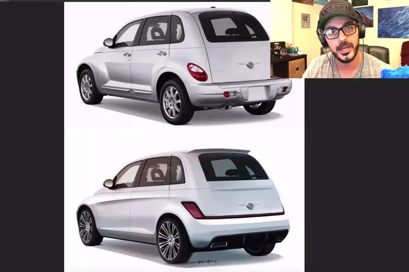 නවීන Chrysler PT Cruiser එකක් ඔබ බලාපොරොත්තු වෙනවාට වඩා හොඳ පෙනුමක් 9668_8