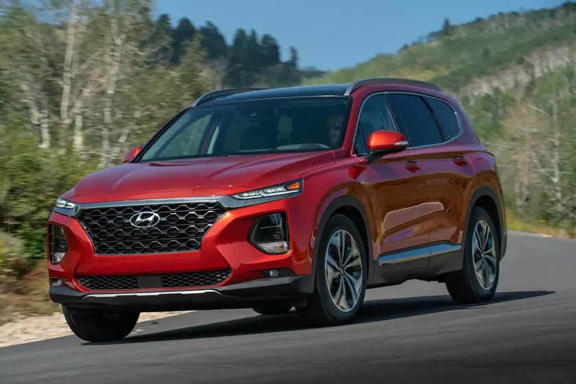 Hyundai Santa Fe 2019-2020 вид спереди