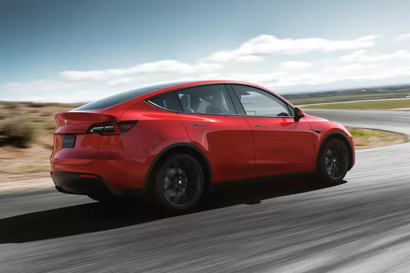 2021 Tesla Model Y უკანა ხედი