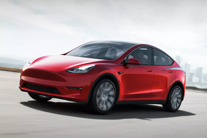2021 Tesla Model Y að framan